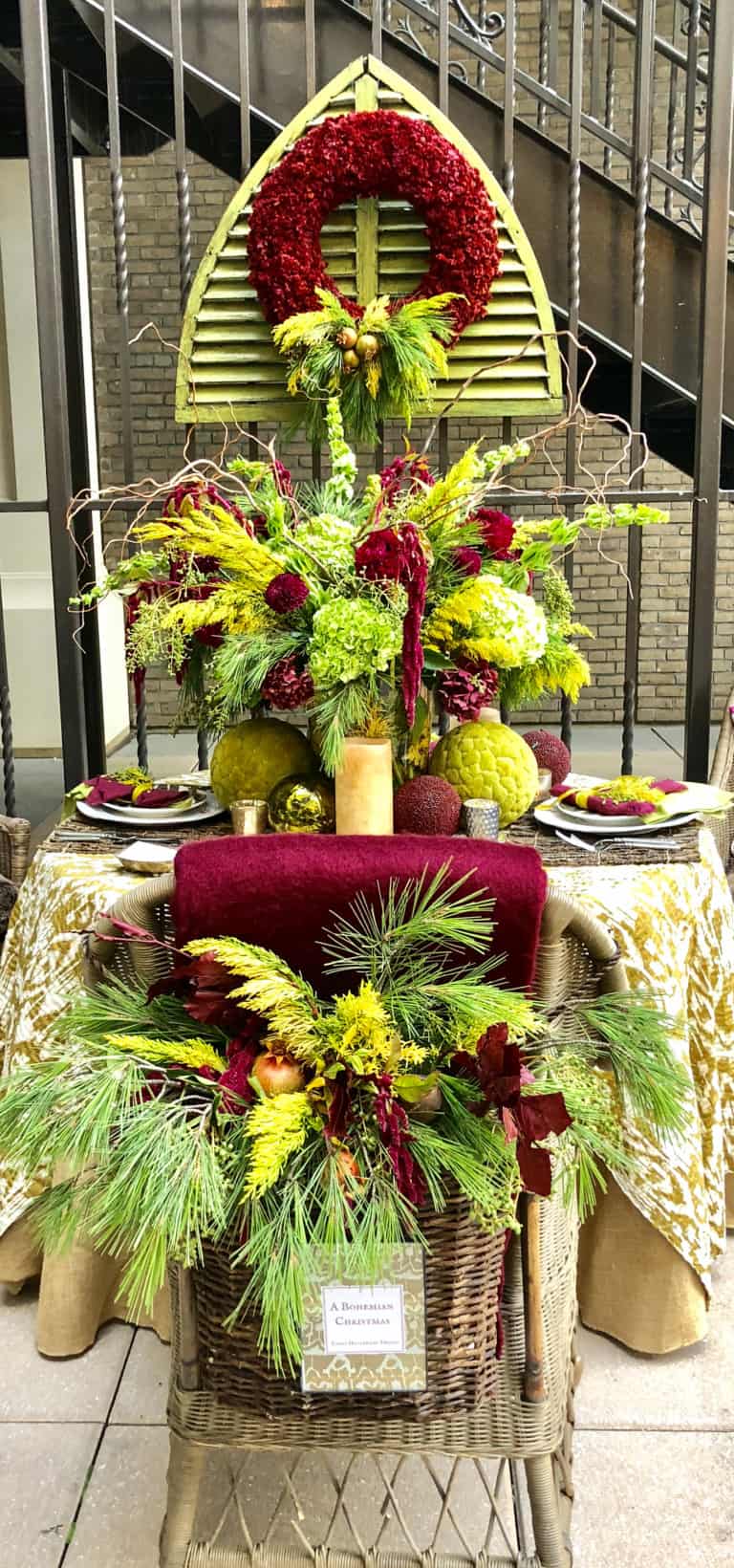 How to Rock a Bohemian Christmas Table - Cindy Hattersley Design