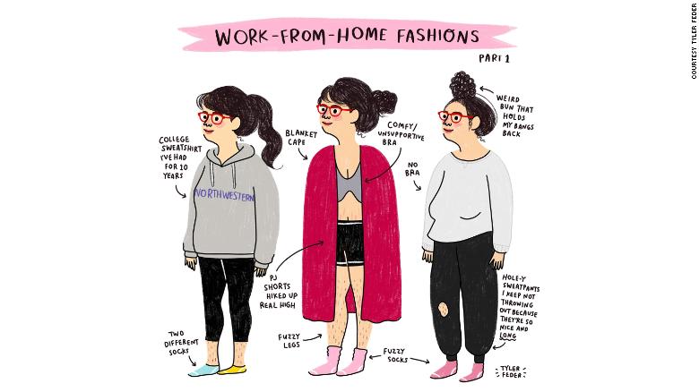 What I Really Wear Working from Home - Cindy Hattersley Design