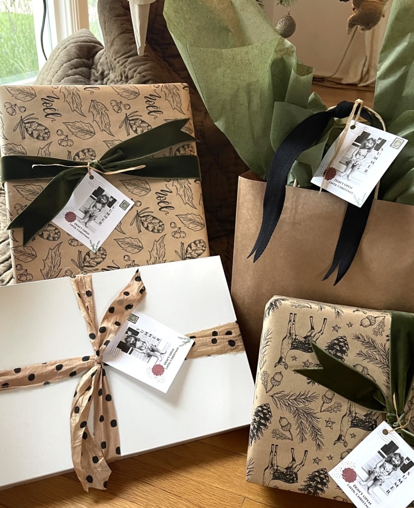 Unique Personal Christmas Gift Wrap Ideas - Cindy Hattersley Design