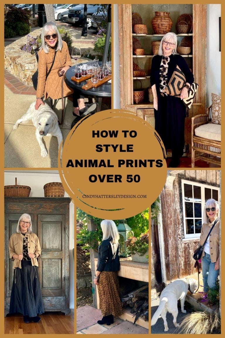 How to Style Animal Prints Over 50 - Cindy Hattersley Design