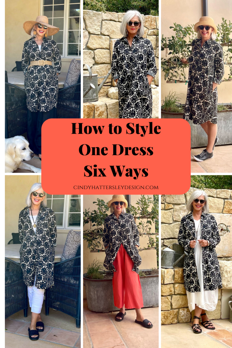 How to Style one Dress Six Ways - Cindy Hattersley Design