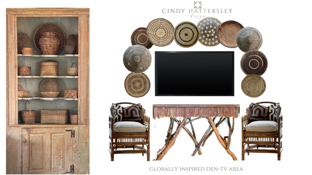 Simple Ways to Create a Globally Inspired Den - Cindy Hattersley Design