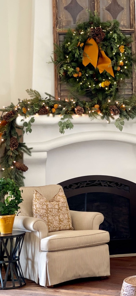 How to Create a Natural-Looking Christmas Mantel - Cindy Hattersley Design