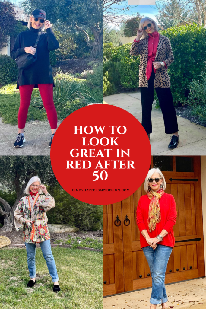 How to Look Great in Red After 50 - Cindy Hattersley Design