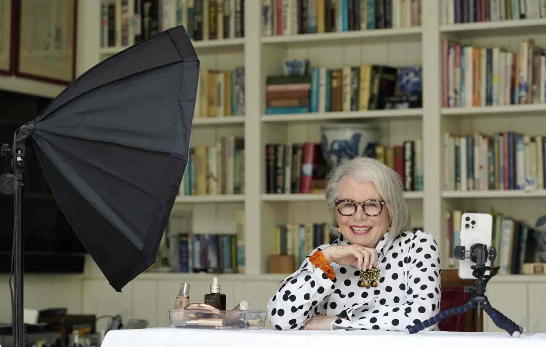Sandra Sallin on Art, Makeup, and Aging Awesomely After 80 - Cindy ...