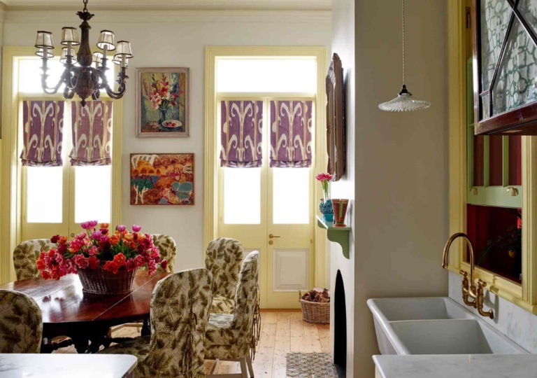 Anna Spiro's Bold Pattern Filled Melbourne Home: Color & Pattern Mixing ...