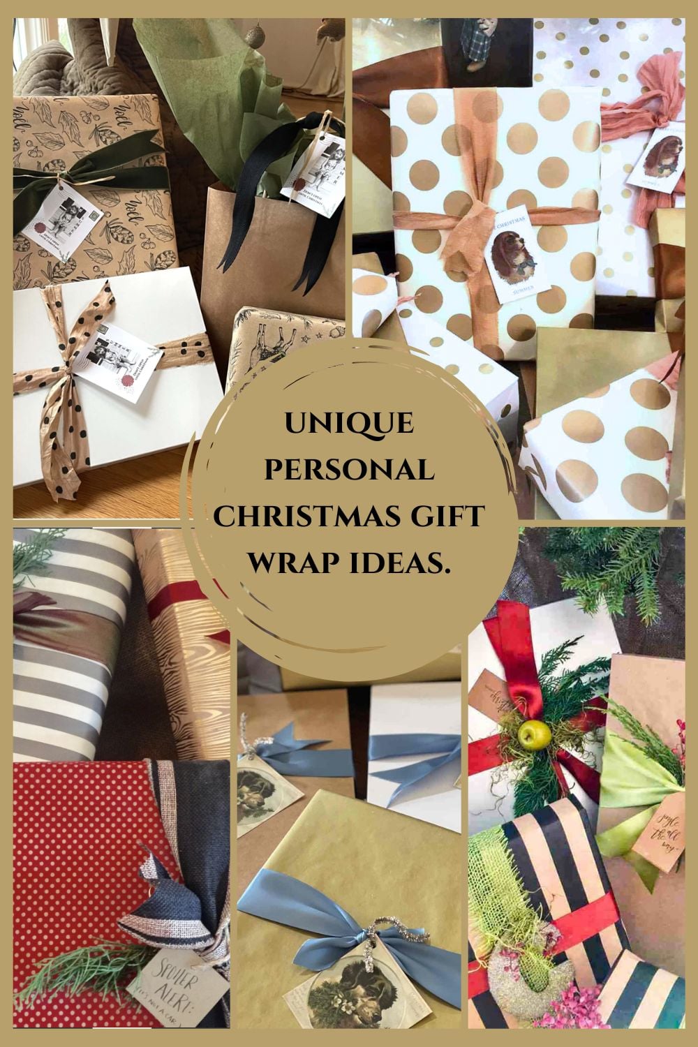 Unique Personal Christmas Gift Wrap Ideas - Cindy Hattersley Design